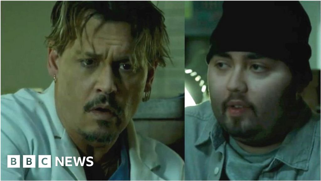 Johnny Depp and other stars in dying fan's zombie movie - BBC News