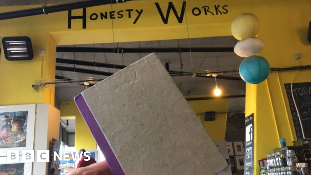 Belfast honesty cafe stolen sketchbook returned