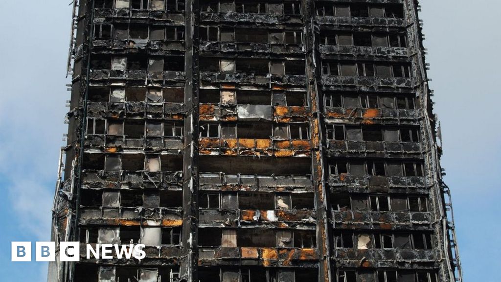 Grenfell Tower to be covered in protective wrapping - BBC News
