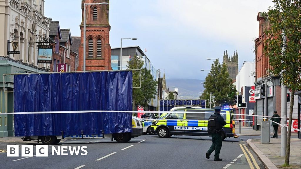 East Belfast: Elderly man dies after being hit by lorry - BBC News
