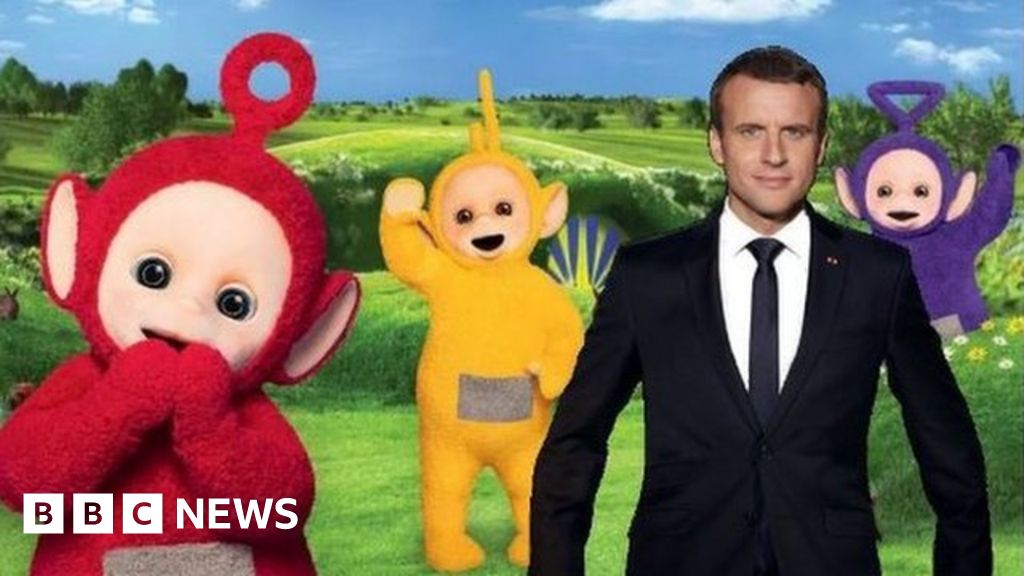 Emmanuel Macron's official portrait prompts a meme frenzy - BBC News