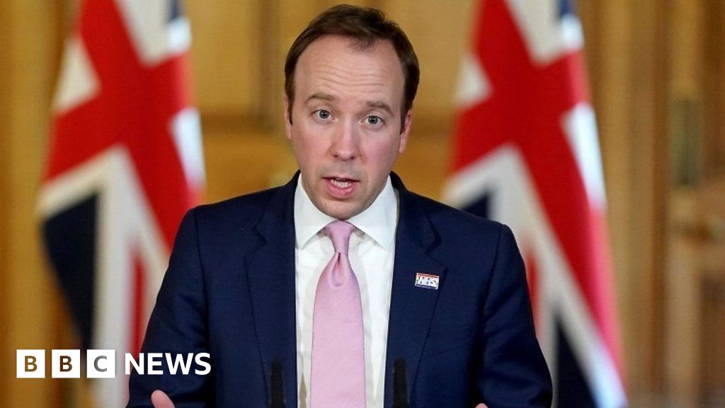 Hancock: 'You're risking your own life and the lives of others' - BBC News