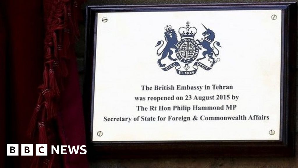 Iran ceremony as UK embassy reopens - BBC News