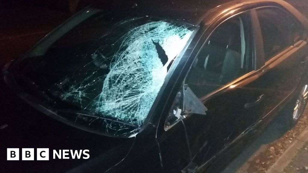 Masked bikers 'ride amok' in Halloween Ride Out - BBC News