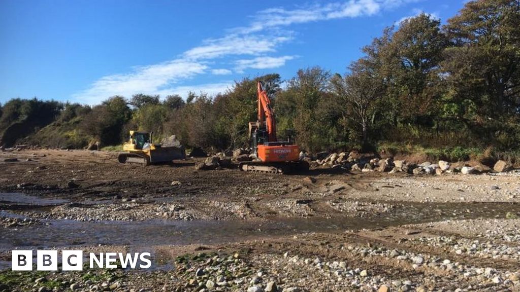 Ice Age evidence bulldozed from Lleiniog beach