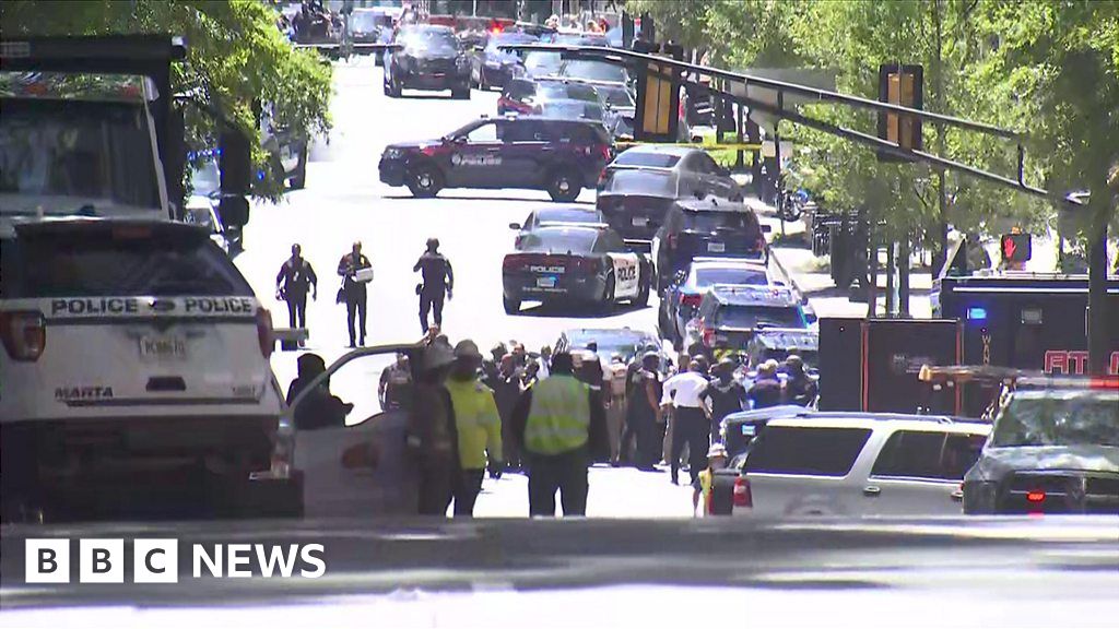 Police seen on the streets of Atlanta after reported shooting