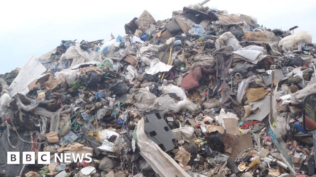 Nantyglo illegal waste dump man Adrian Lewis must pay £340k - BBC News