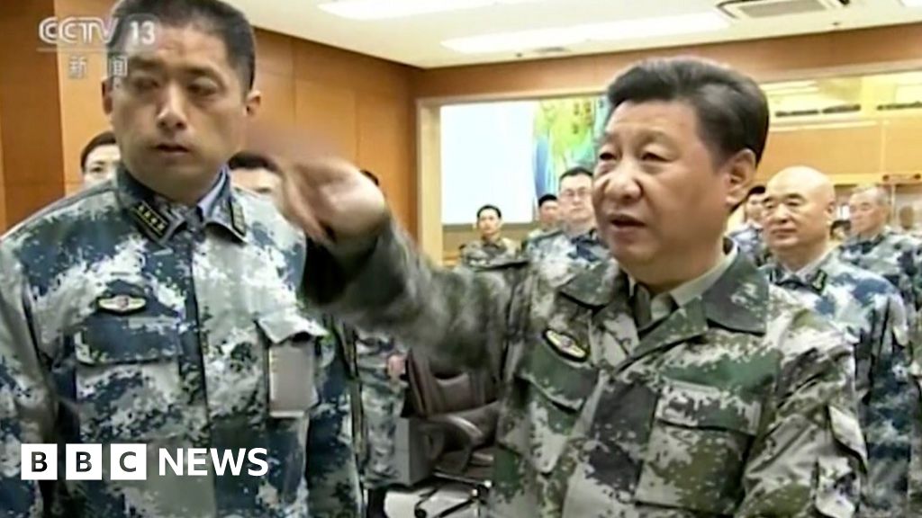 China's Xi Jinping takes commander in chief military title - BBC News