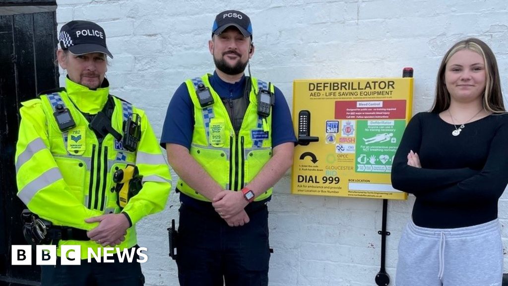 Teen heart attack victim helps city's defibrillator launch
