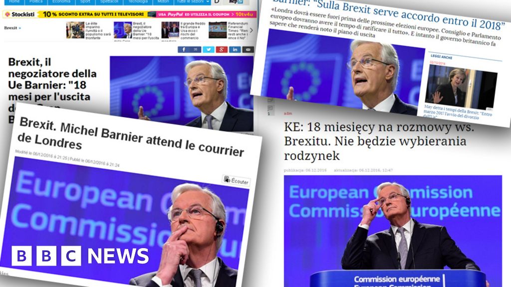 European press foresees 'hard Brexit' - BBC News