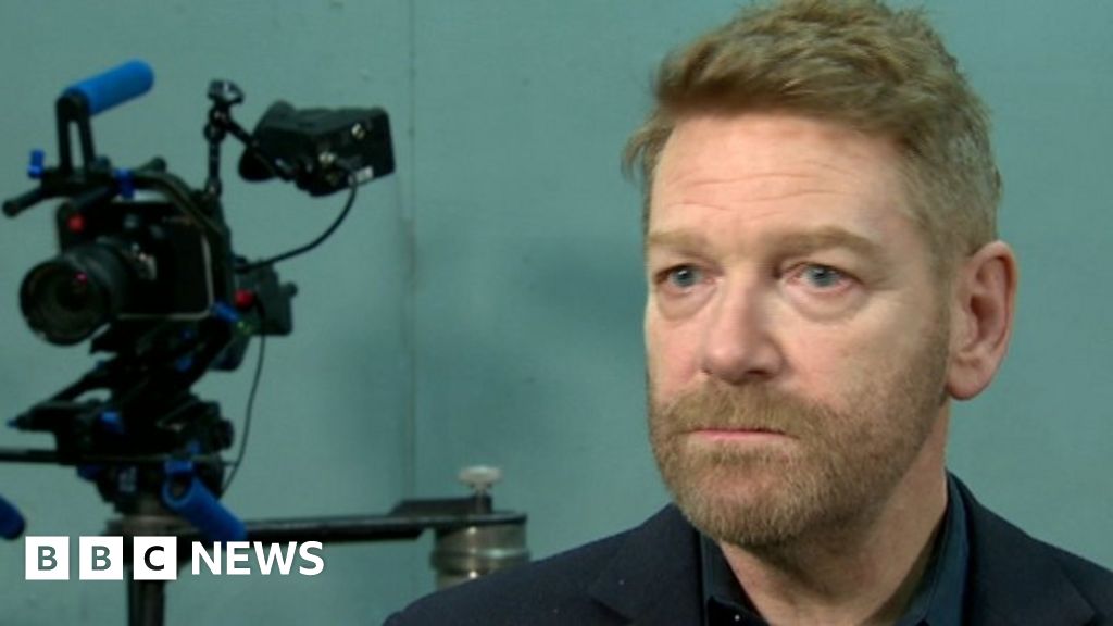 Sir Kenneth Branagh back in home city of Belfast - BBC News