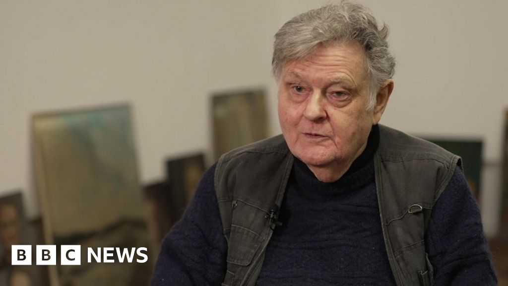 Max Ayres' paintings set to be restored after fire - BBC News