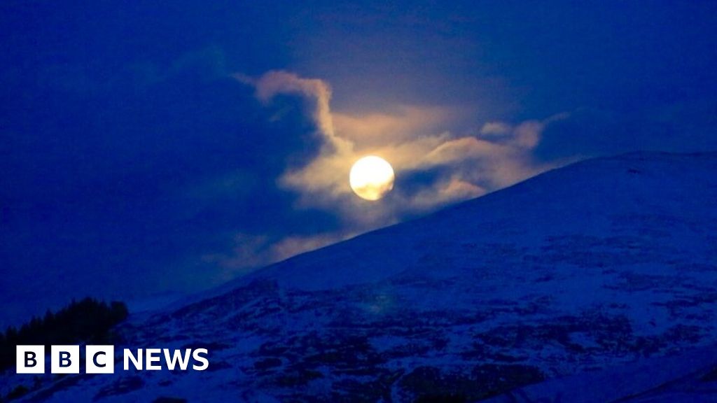 Your pictures: Super blue Moon lights up Scotland's skies