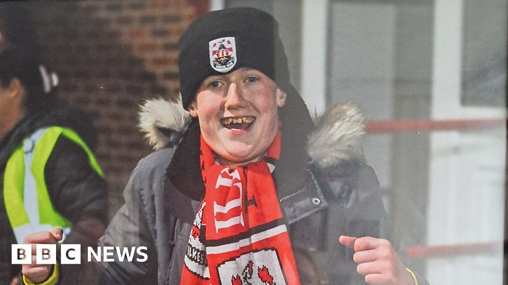 Fan with rare condition scores final goal - BBC News