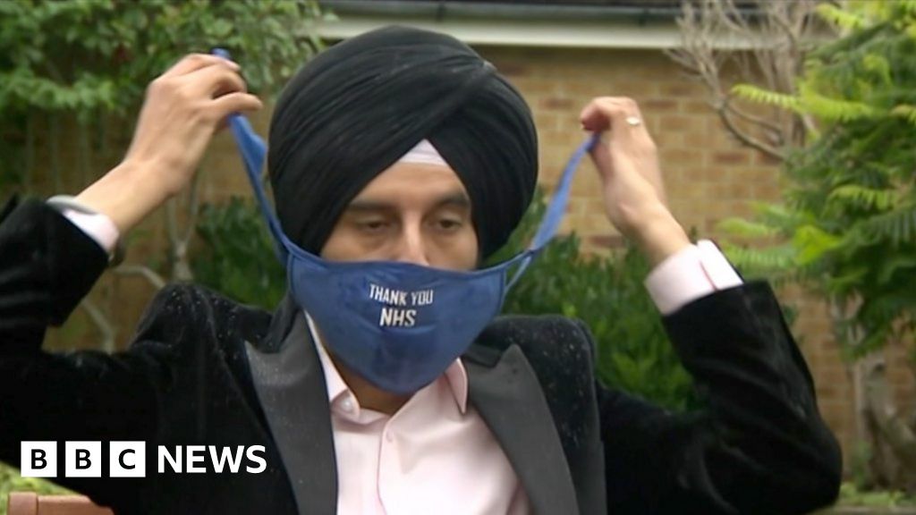 Turban-friendly mask design proves popular - BBC News