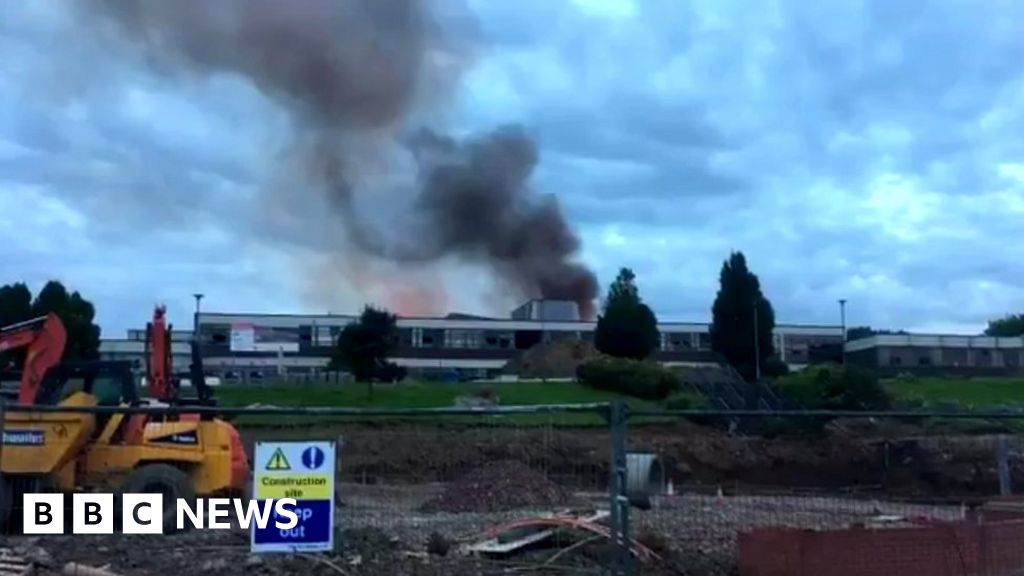 Dungannon school fire was arson, police say - BBC News