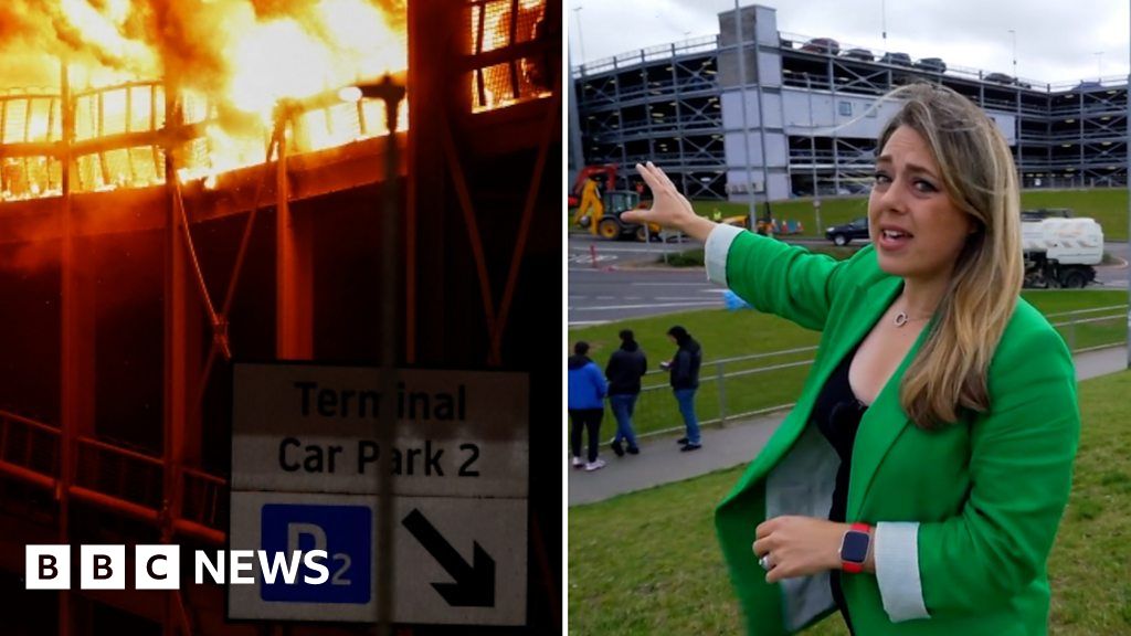 Luton Airport car park fire: What happened? - BBC News