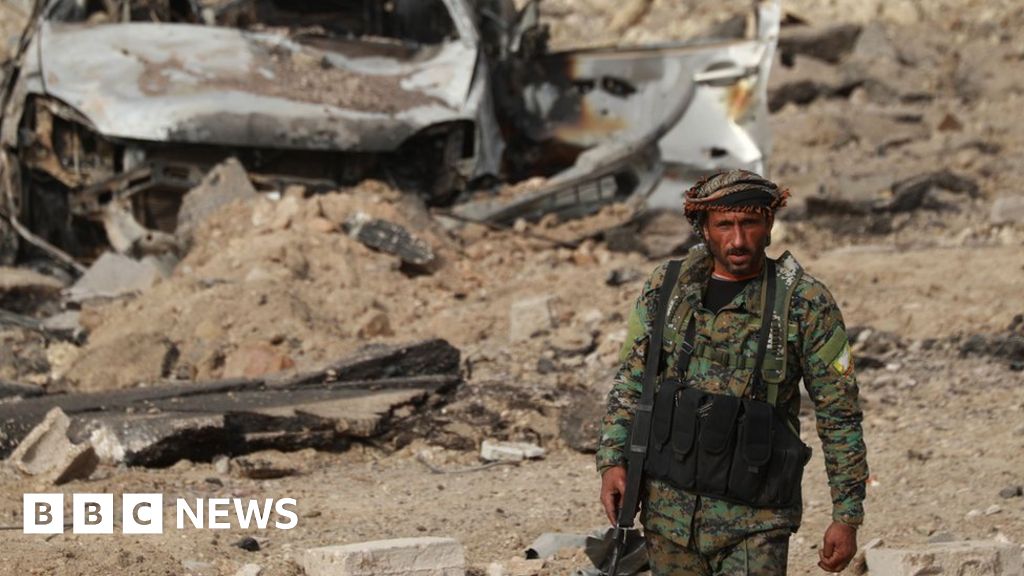 Fighting slows 'final push' against IS in eastern Syria - BBC News