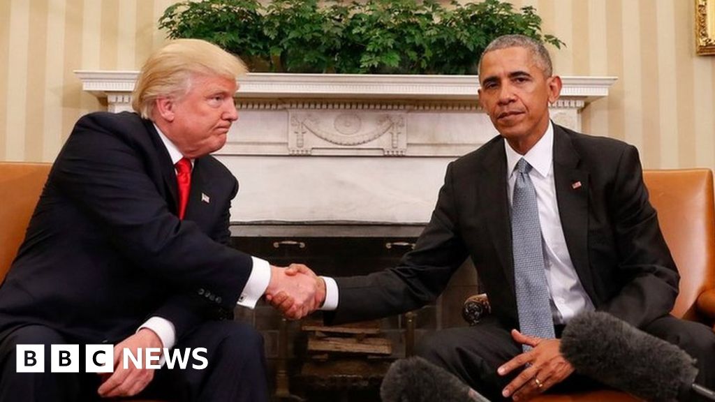 Trump presidency: Obama says he may comment as citizen - BBC News