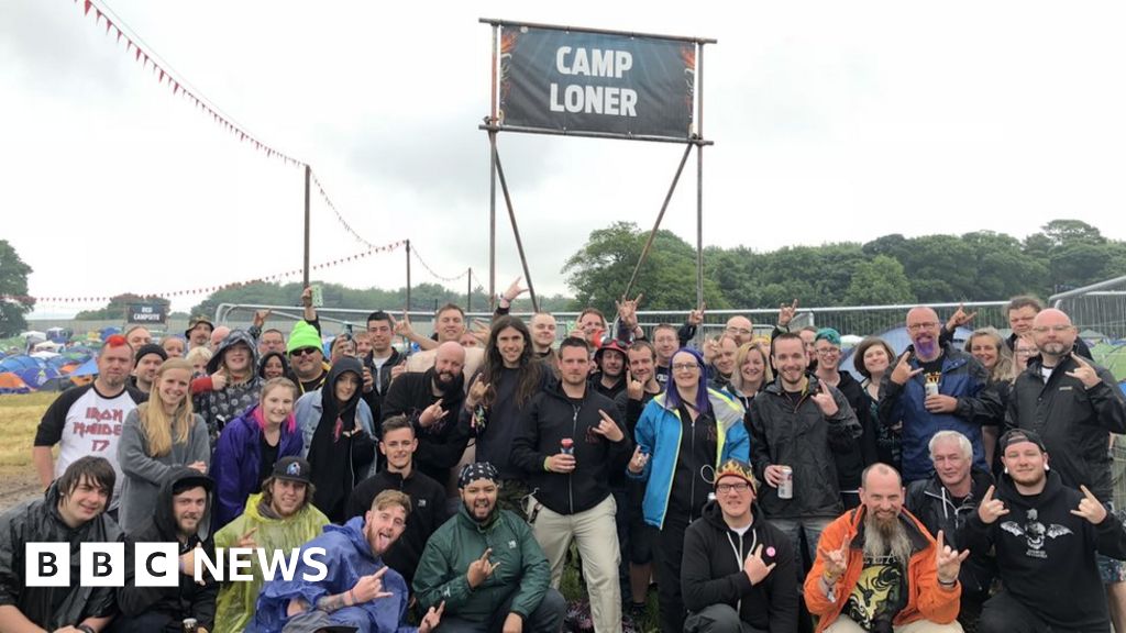 Download Festival: 'Camp Loner' celebrates 10th birthday - BBC News