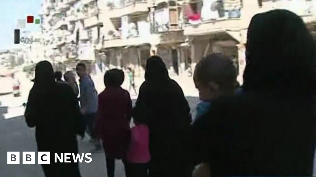 Syria conflict: 'May God curse the rebels' - BBC News
