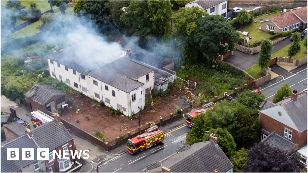 Trimdon Station fire: Firefighters tackle blaze at abandoned care home