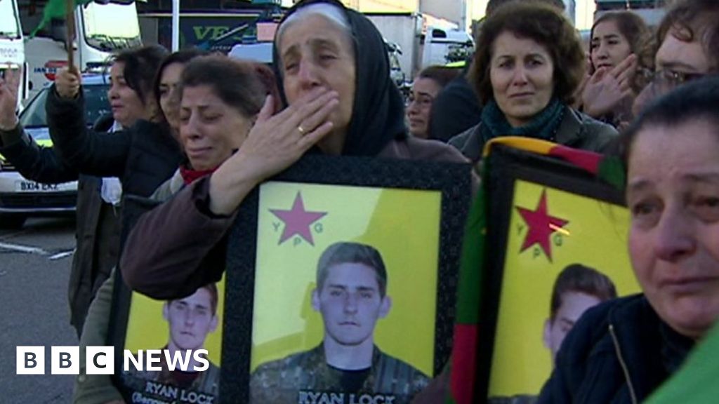 Briton Ryan Lock mourned by Kurdish community - BBC News