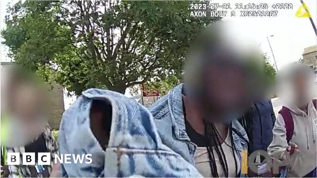 Footage shows woman's wrongful arrest over bus fare evasion - BBC News