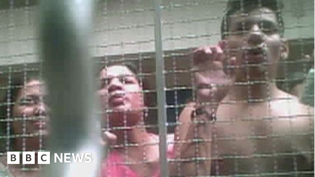 Secret filming in Thai detention centre - BBC News