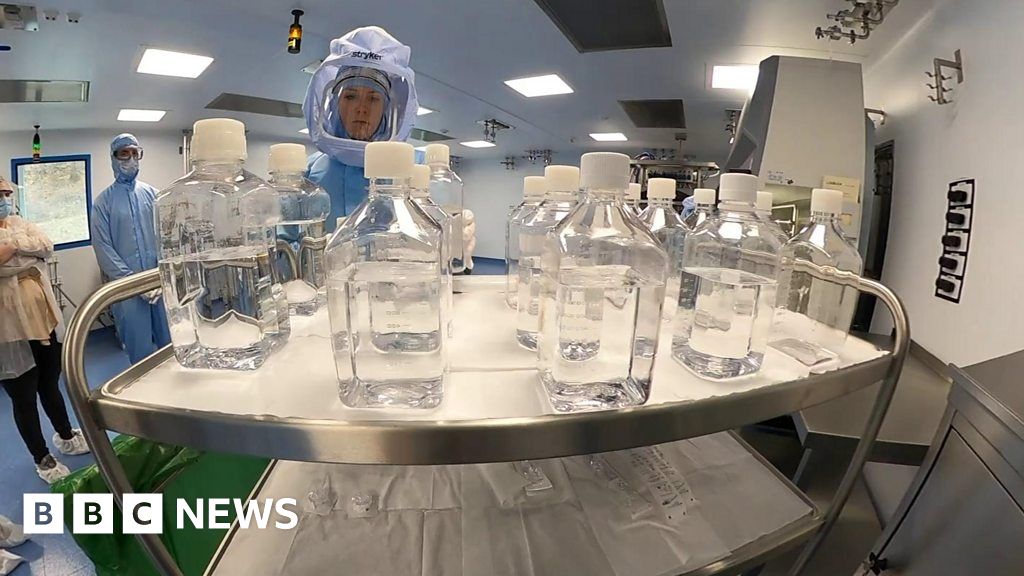 Covid 19: Inside the BioNTech vaccine factory in Germany