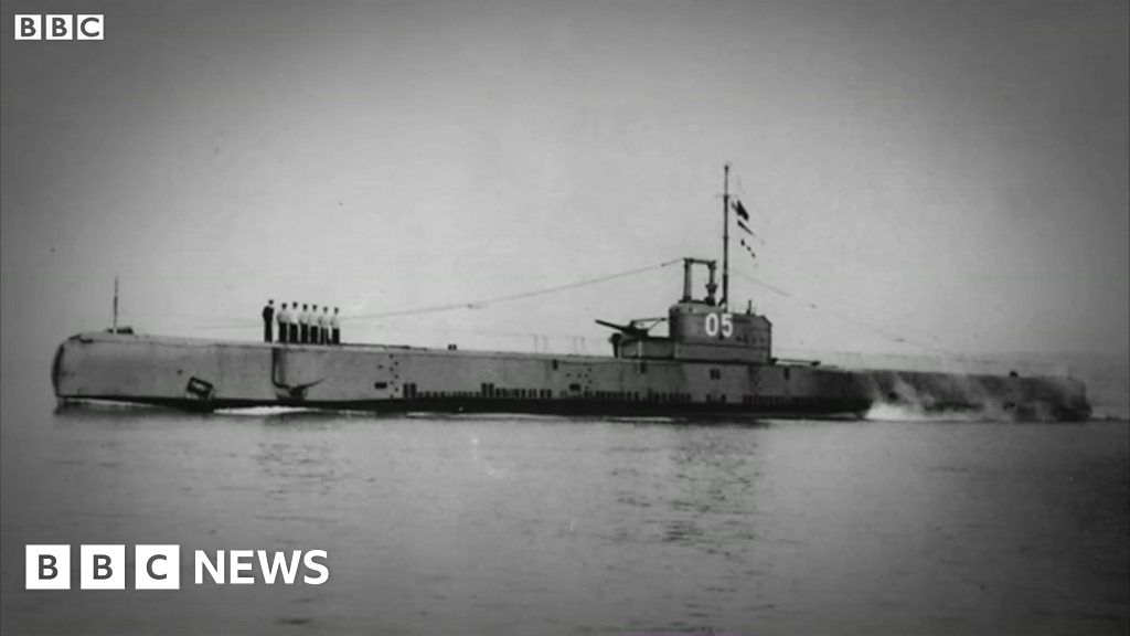 Bombed Navy vessel found in North Sea after 77 years - BBC News