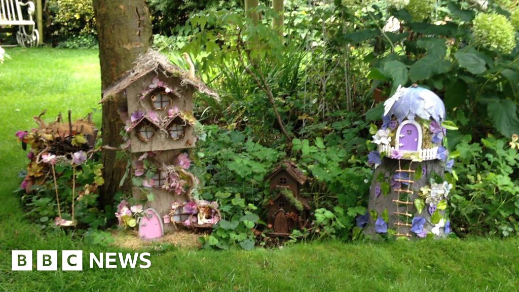 Fairy house trail set to fund new Harlestone church windows - BBC News