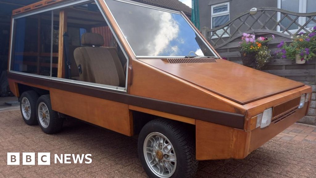 Rare car made out of wood put up for auction by Bristol teacher