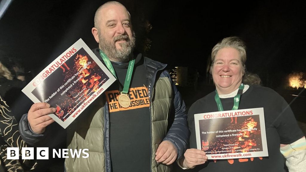 Bristol siblings take on hot coal walk in memory of disabled brother ...