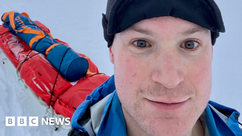 Former Royal Marine takes on solo Antarctic record bid