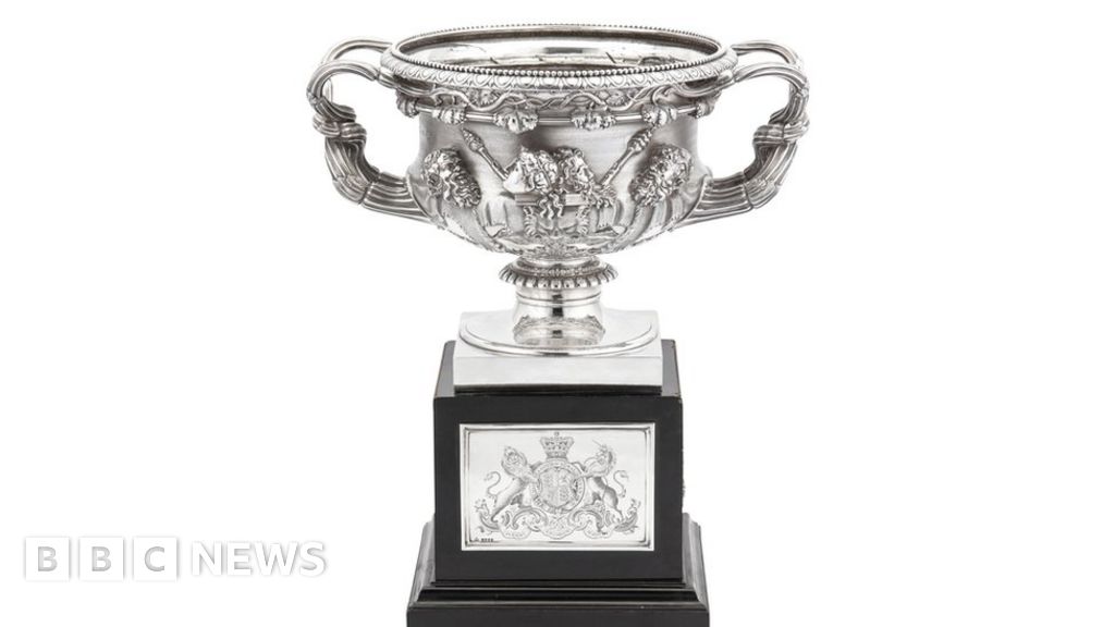 Rediscovered horse racing trophy sells for £40,000