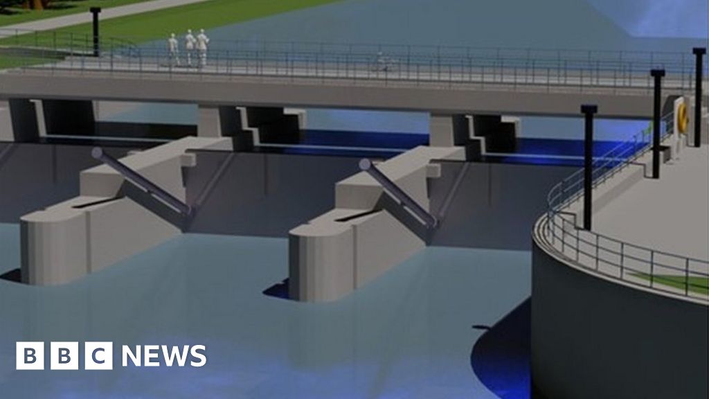 Views sought on Bridgwater tidal barrier on River Parrett - BBC News