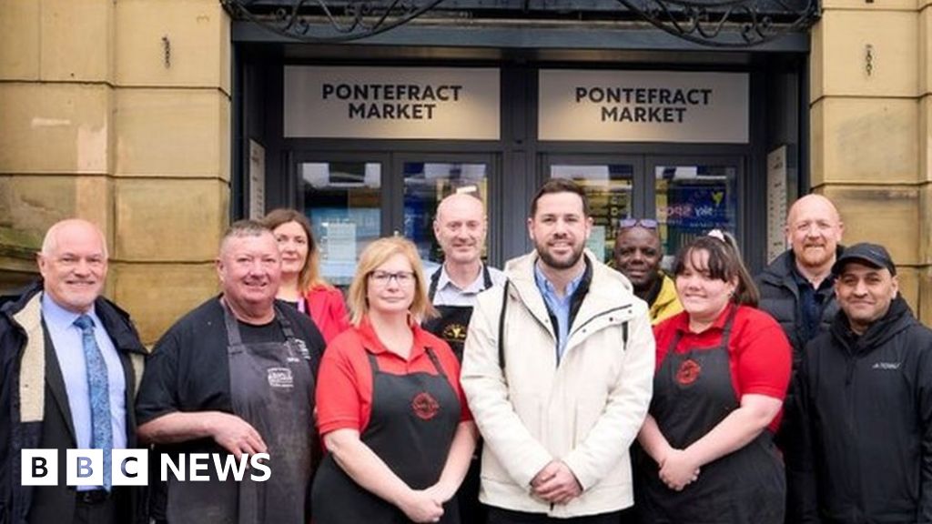 Pontefract Market £1m transformation completed in bid to lure shoppers ...