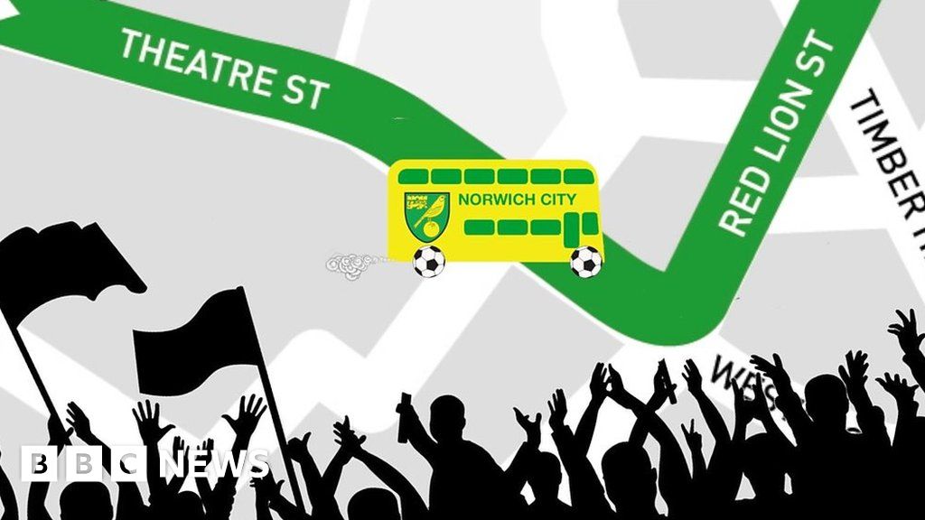 Norwich City Premier League parade bus route revealed - BBC News