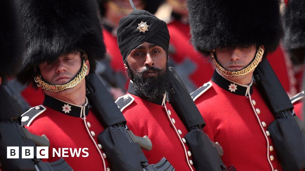 'I'm glad I was the first guardsman to wear a turban'