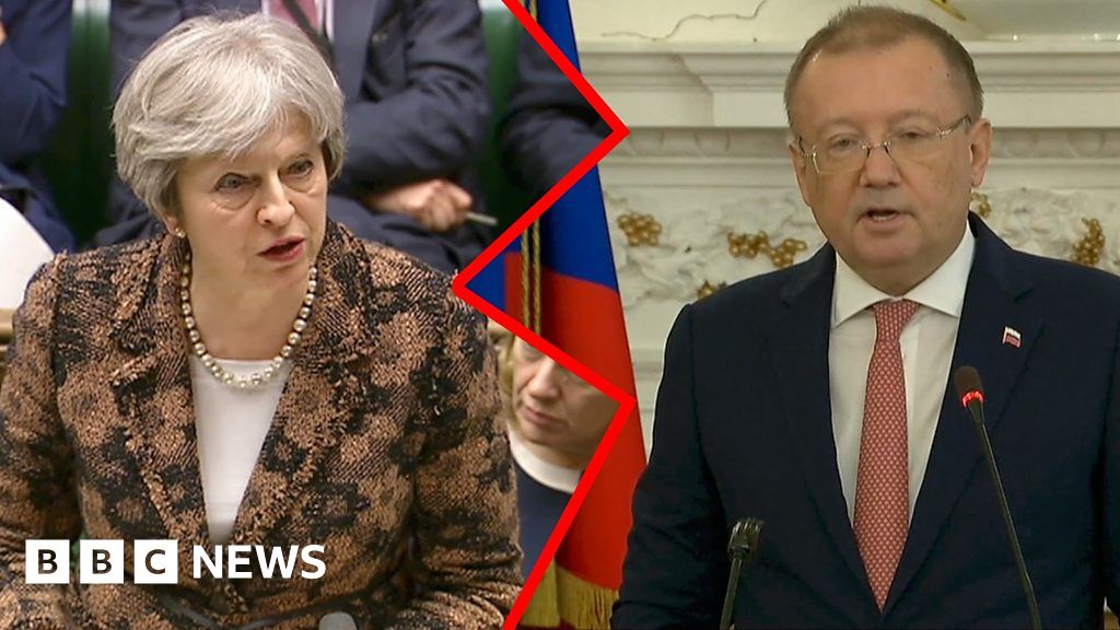 Spy poisoning: War of words between the UK and Russia - BBC News