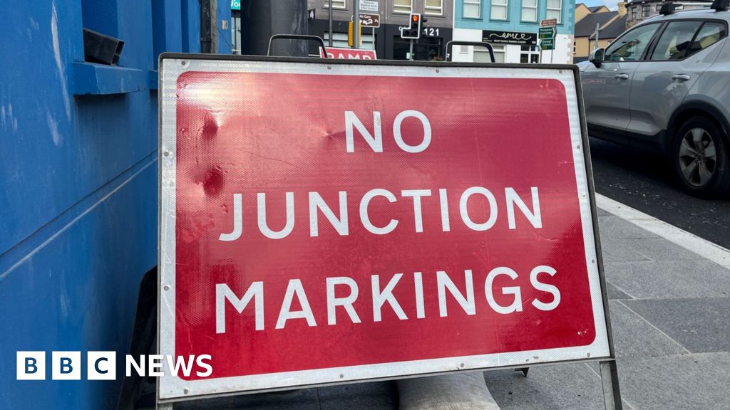 Where did Maghera's big yellow box junction go? - BBC News