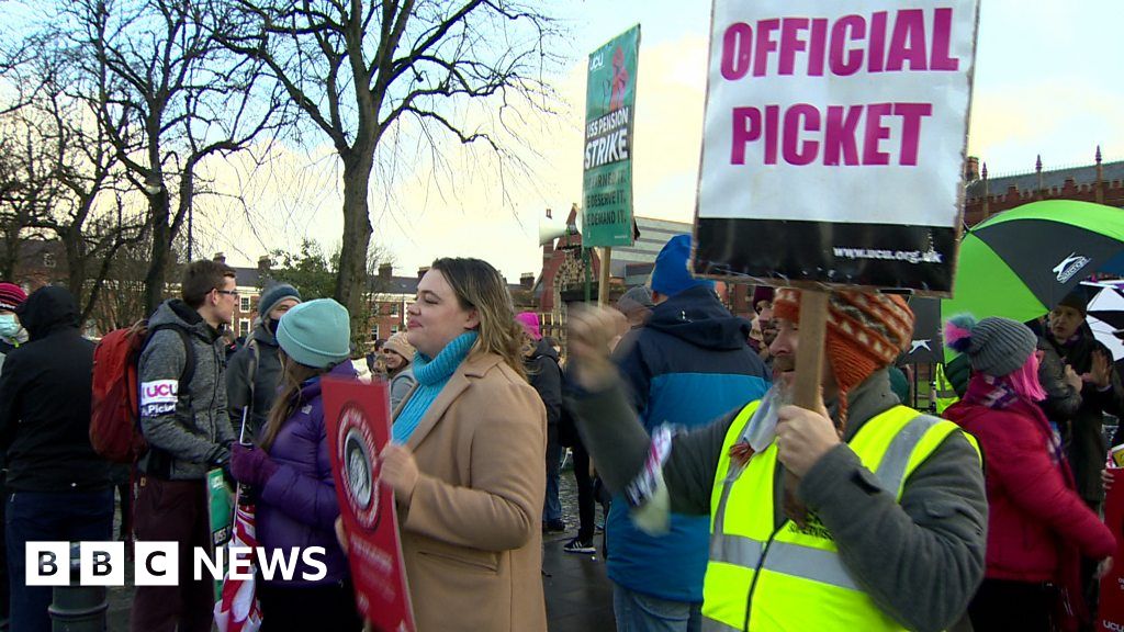 Queen's and Ulster University staff begin strike action