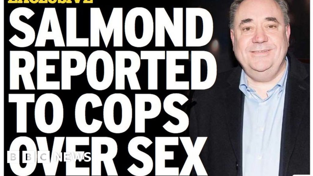 The papers: Salmond reported to police over sex claims - BBC News
