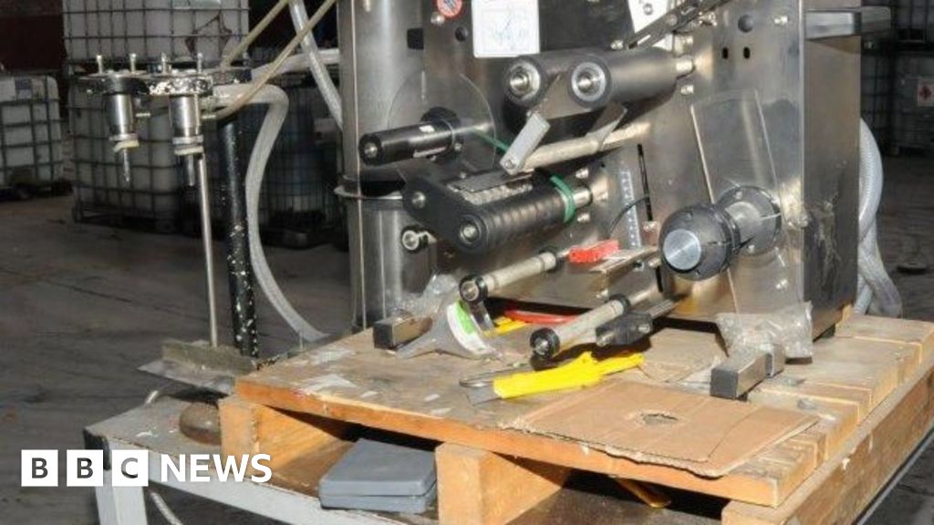 Fake vodka worth £1.7m found in Widnes factory raid - BBC News