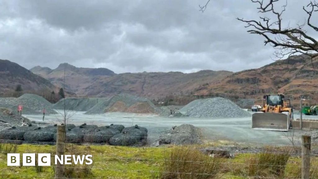 Legal challenge over Elterwater Quarry zipline attraction - BBC News