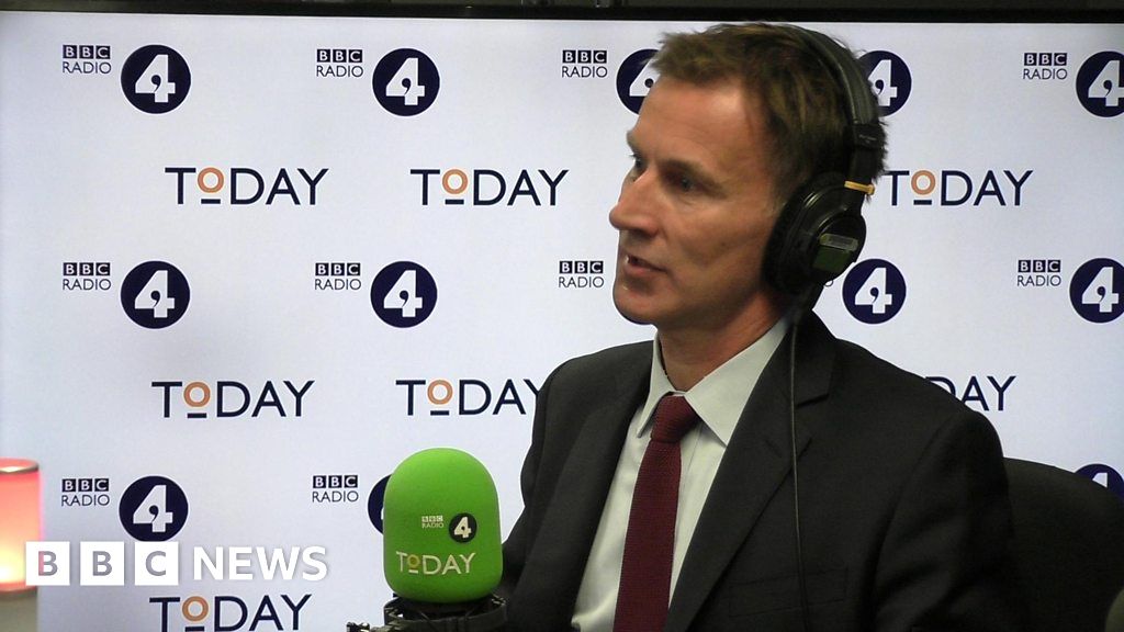 Jeremy Hunt: Brexit talks 'encouraging' - BBC News