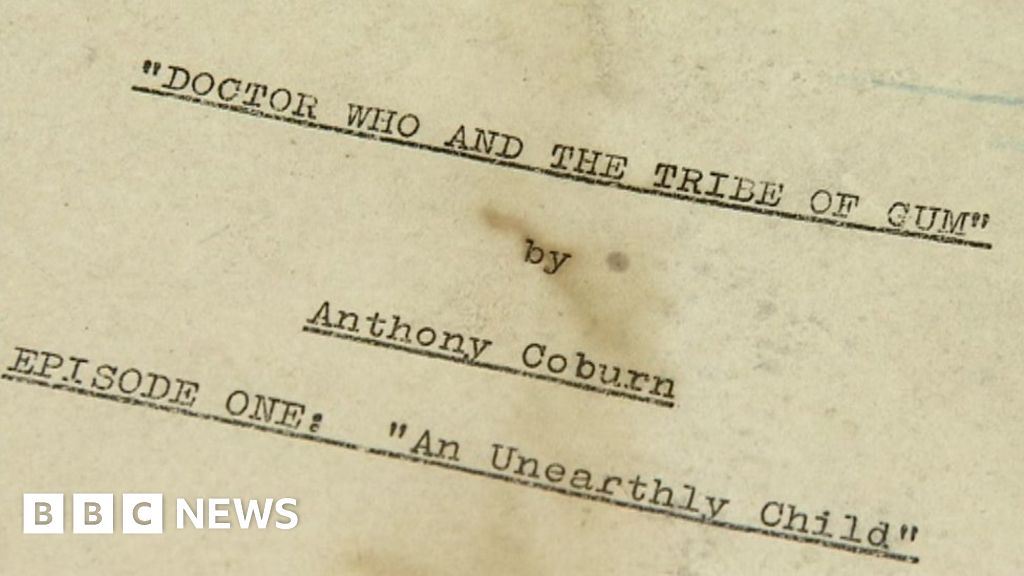 Doctor Who: Debut episode script sells for £6,200 - BBC News