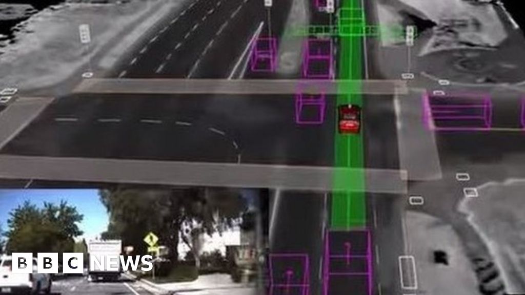 Laser can 'disable self-drive car' - BBC News