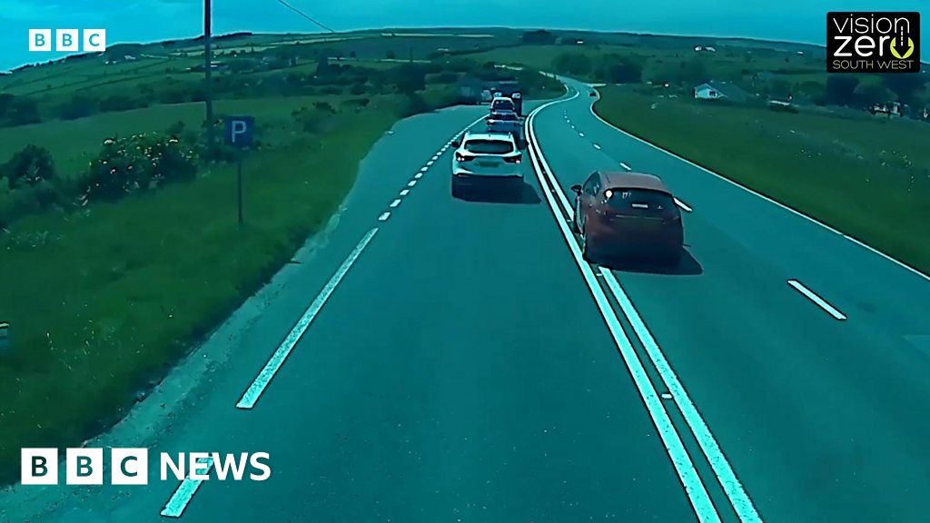 Poor driving in Devon and Cornwall caught on camera